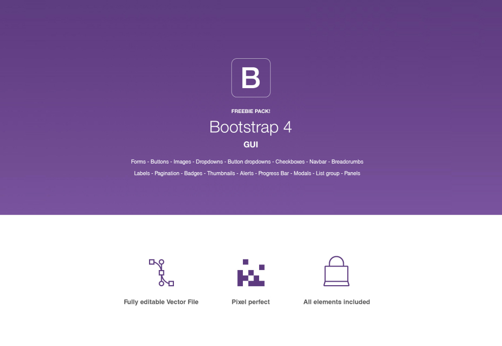 full-bootstrap-4-illustrator-gui-pack3 _ Jackchen Design 1984